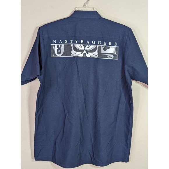 Garage | Shirts | Nasty Baggers Hd Custom Bike Sled Garage Work Shirt ...